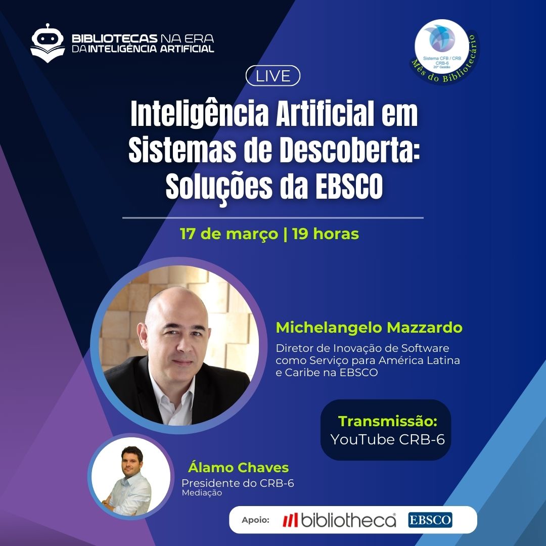 Live – Inteligência Artificial em Sistemas de Descoberta: Soluções da ...